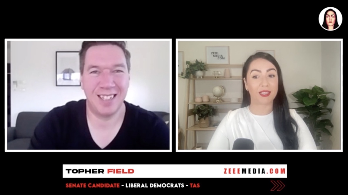 Zeee Media Election Week – Topher Field – Senate Candidate – Liberal ...